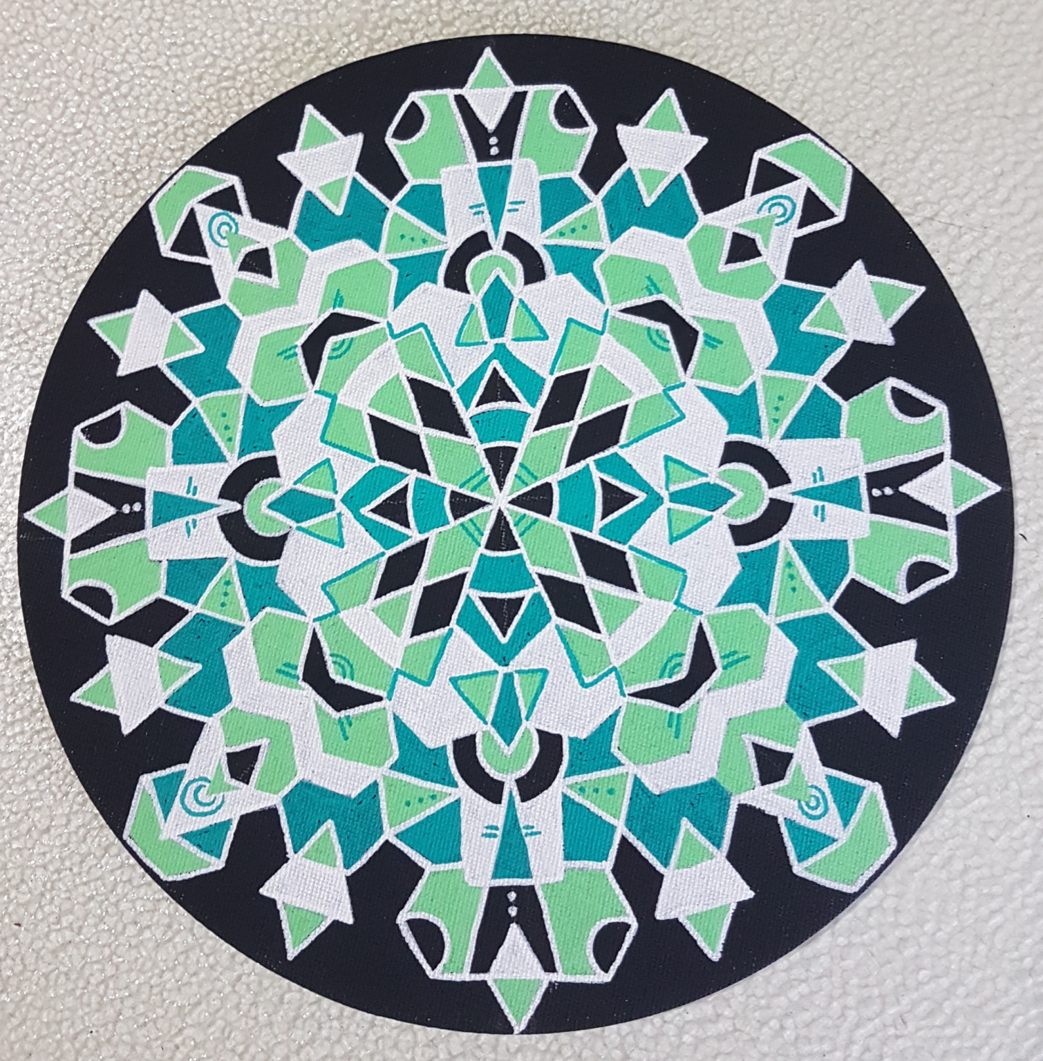 Hand-drawn sci-fi mandalas – Binary Distortion